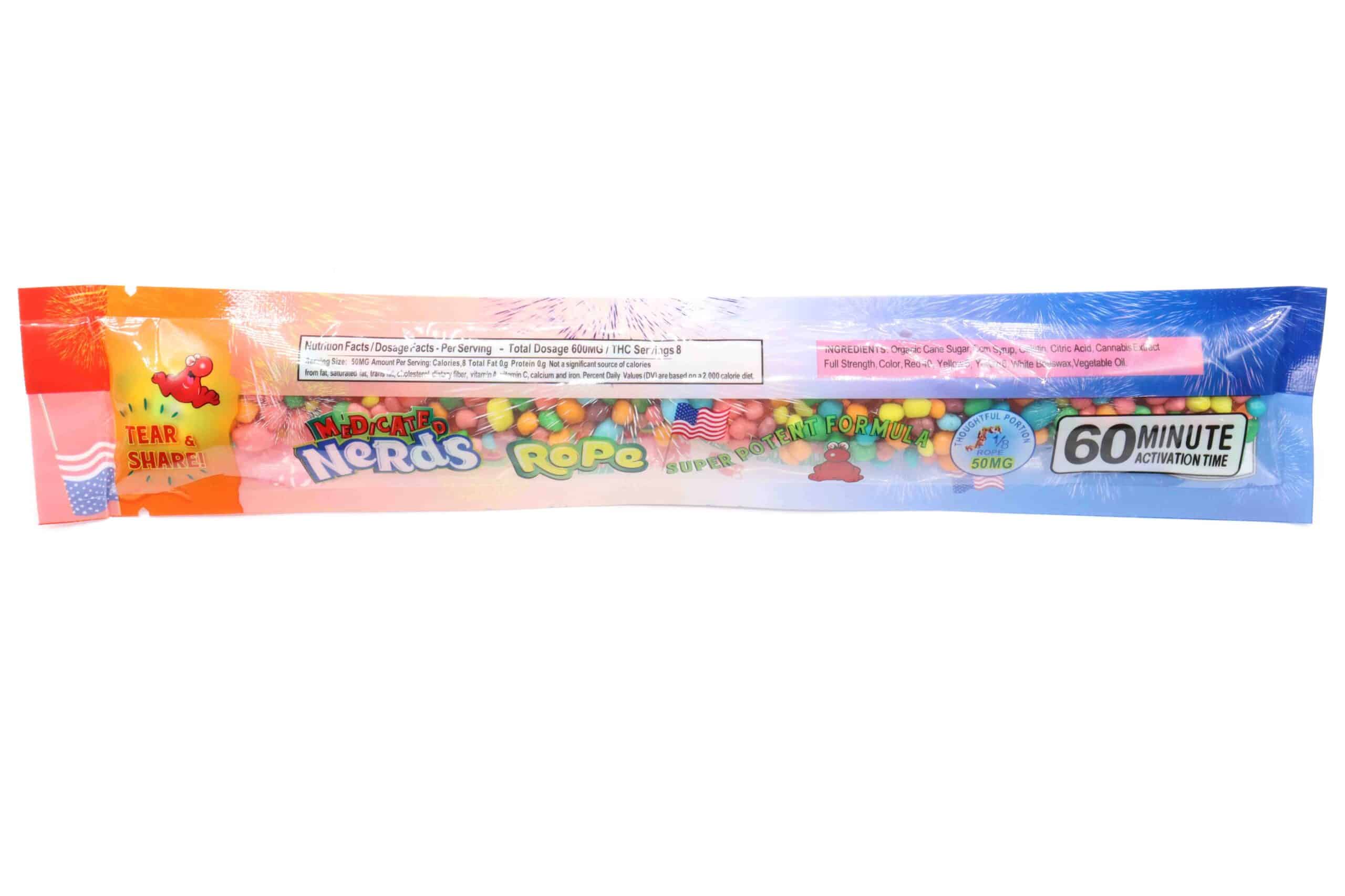 [600mg] Thc Nerd Ropes – Americian Flag – Higher Fire Official